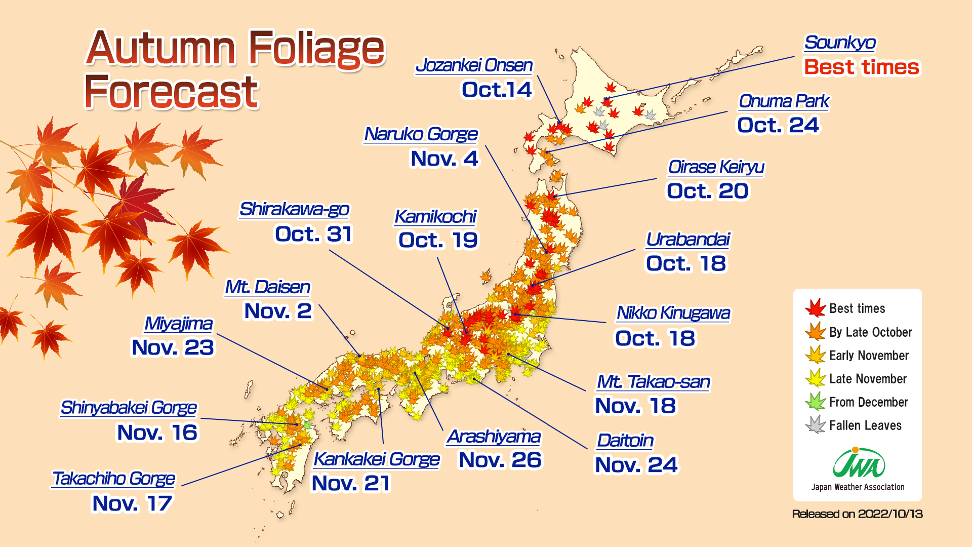 Kyoto Fall Foliage 2024 Map - Lona Chloette Kyoto Fall Foliage 2024 Map - Lona Chloette